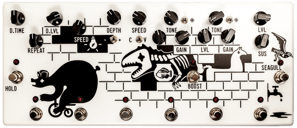 Jam Pedals Pink Flow (Pink Floyd Tribute Multi-Effect) | Delicious Audio