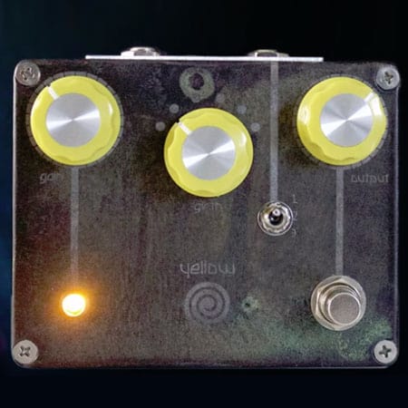 Spiral Electric FX Yellow Spiral Overdrive | Delicious Audio