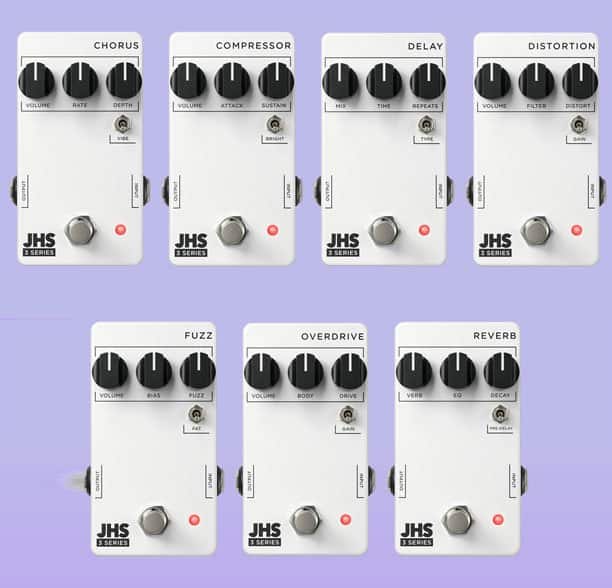 New $99 Pedal Line: JHS Pedals 3 Series | Delicious Audio