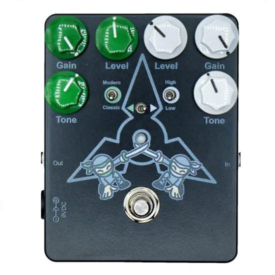 Dueling Ninjas Dual Overdrive Pedal | Delicious Audio