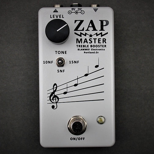 Blammo! Electronics Zap Master Treble Booster | Delicious Audio