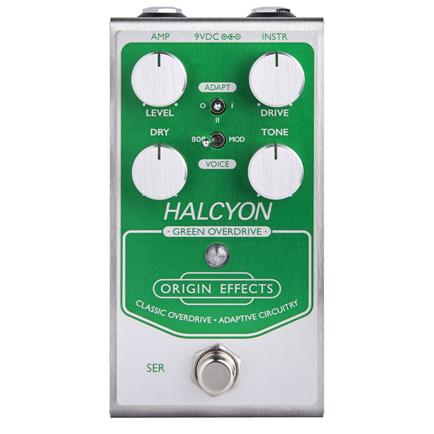 Origin Effects Halcyon Green Overdrive | Delicious Audio