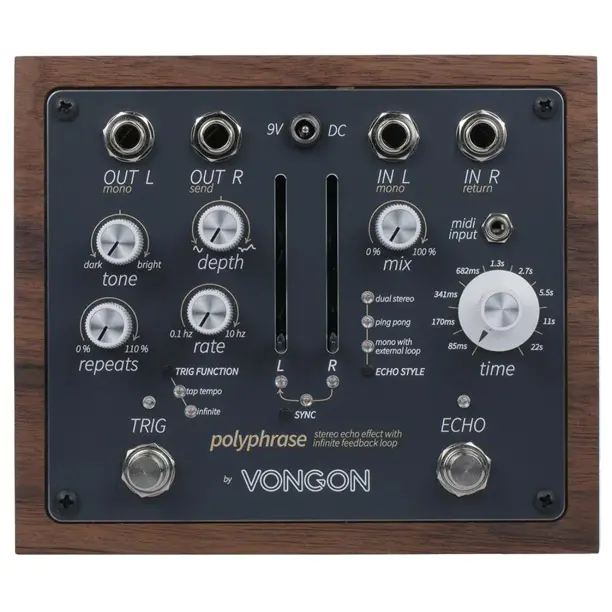 Vongon Polyphrase Stereo Echo | Delicious Audio