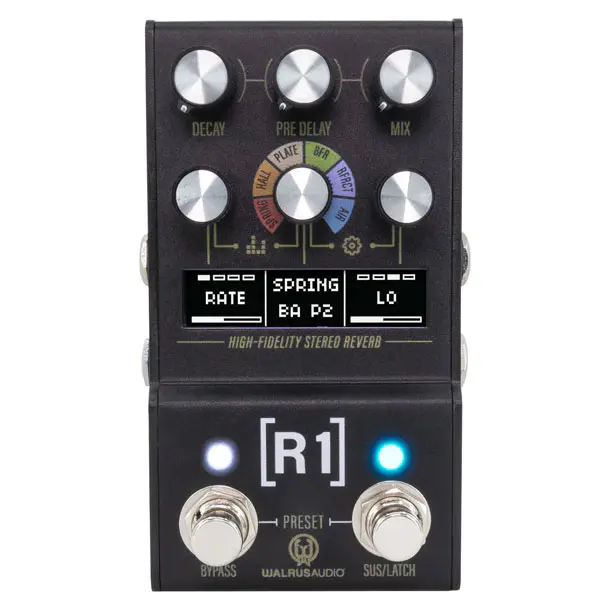 Walrus Audio R1 MkII Multi-Mode Stereo Reverb | Delicious Audio