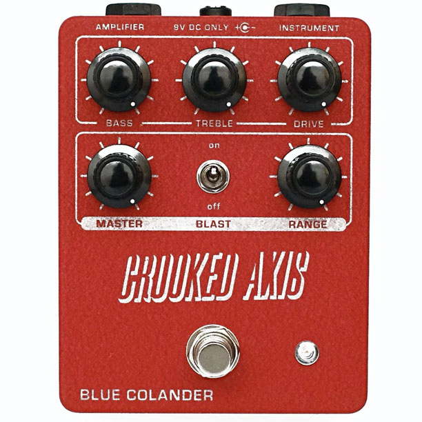 Blue Colander Crooked Axis Boost/Drive/Fuzz | Delicious Audio