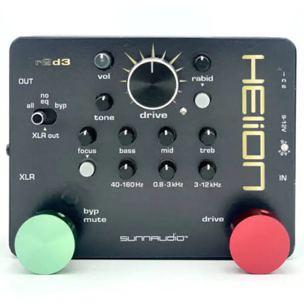 New At NAMM 2023: Sunnaudio R2D3 Helion Preamp EQ | Delicious Audio