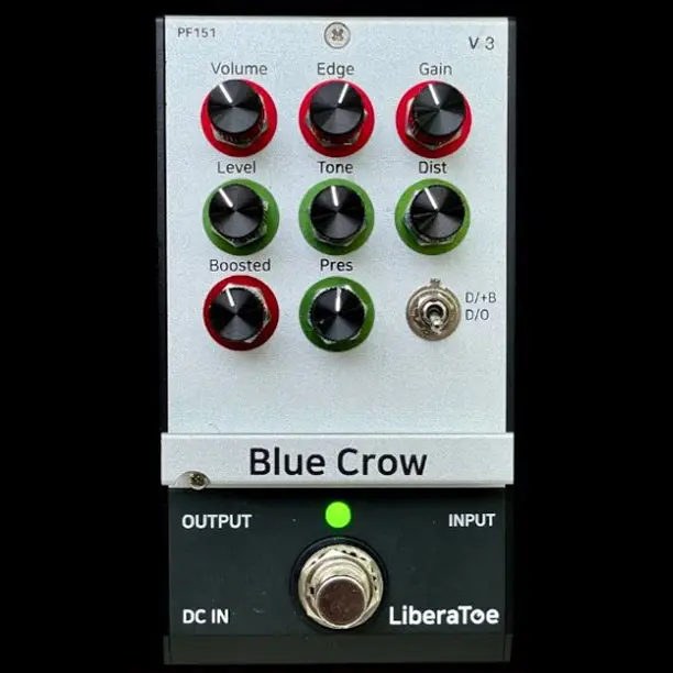 New Pedal: LiberaToe Blue Crow Overdrive & Distortion | Delicious Audio