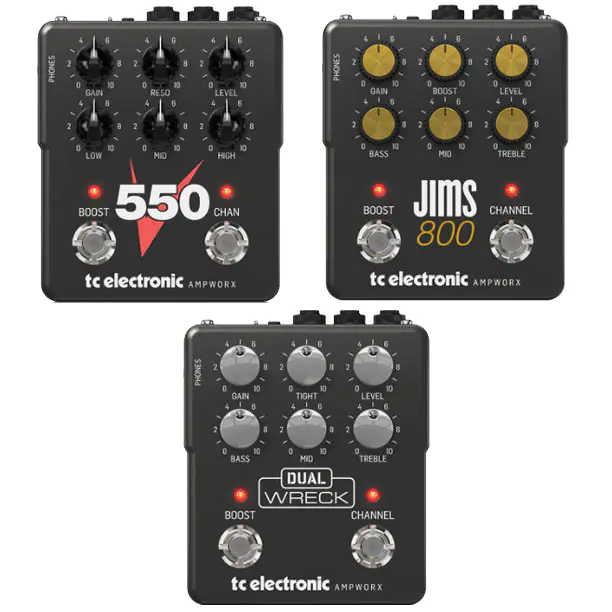 TC Electronic Ampworx 550, Jims 800, And Dual Wreck | Delicious Audio