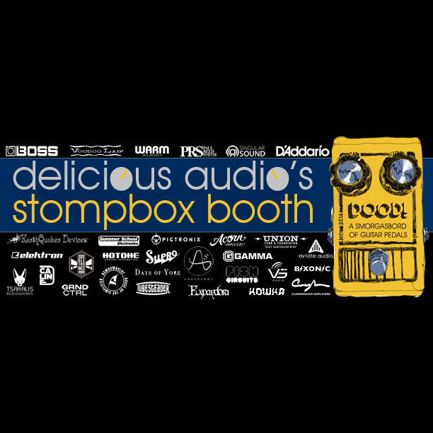 Delicious Audio's Stompbox Booth At NAMM 2024 (#5044) | Delicious Audio