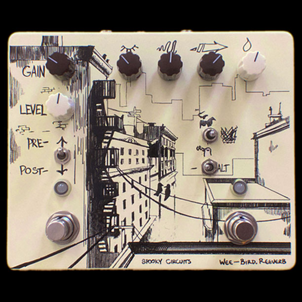 New Pedal: Spooky Circuits Wee-Bird Reeverb | Delicious Audio