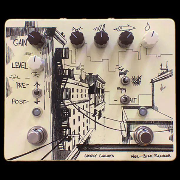 New Pedal: Spooky Circuits Wee-Bird Reeverb | Delicious Audio