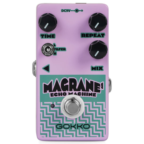New Pedal: Gokko Magrane' Echo Machine | Delicious Audio