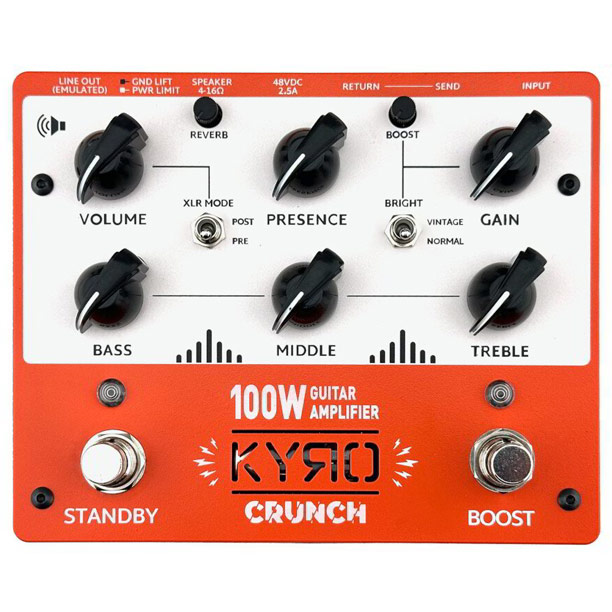 New Pedals: Kyro Audio Crunch Power Amp Pedal | Delicious Audio