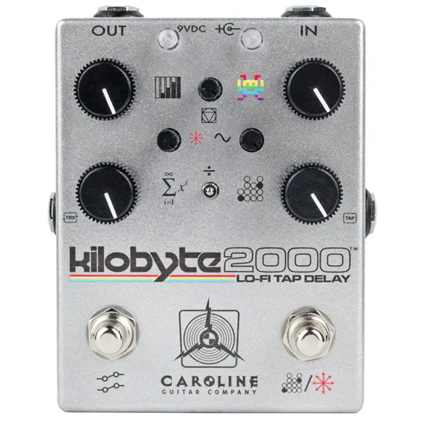 New Pedal: Caroline Kilobyte 2000 Lo-Fi Delay | Delicious Audio