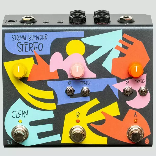 Upcoming Pedal: Old Blood Noise Signal Blender Stereo | Delicious Audio